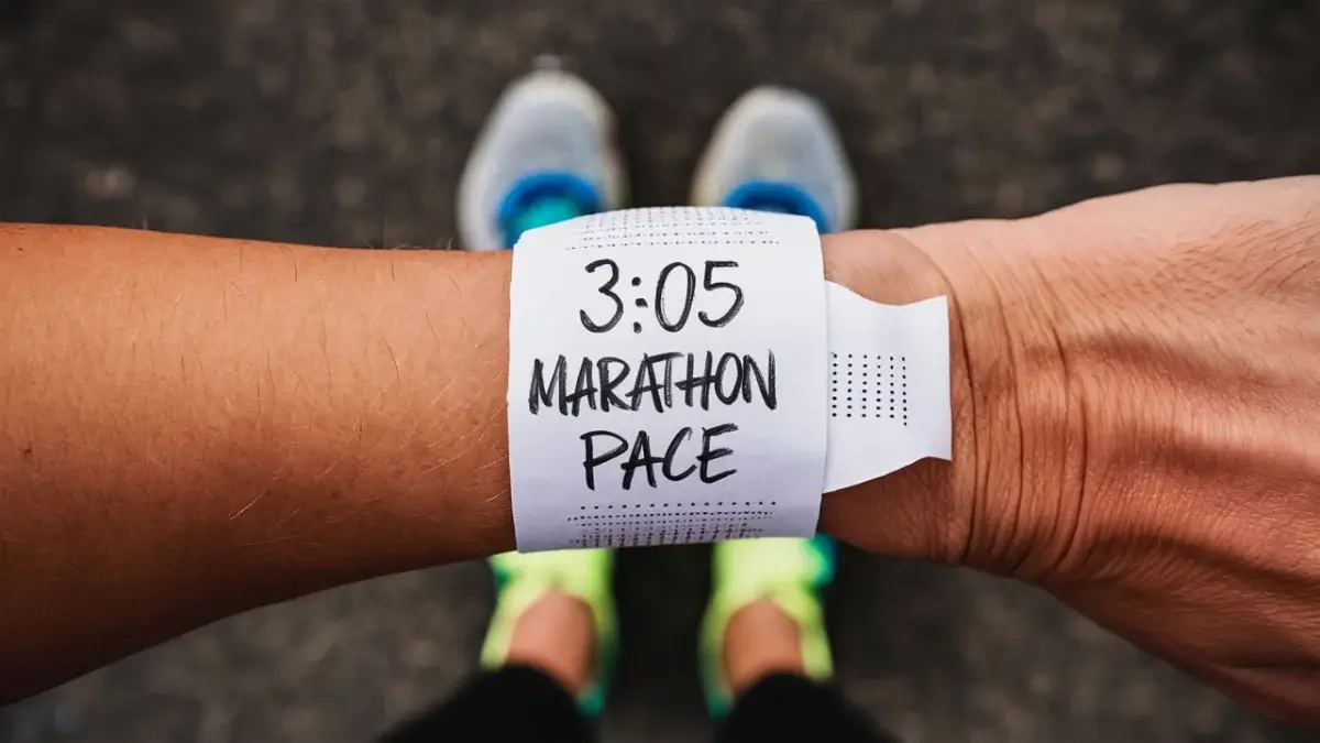 3:05 Marathon Pace Chart + Training Plan (Miles / Km)